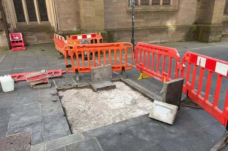 Perth and Kinross Council reveals £30,000 cost for fixing slabs around ...
