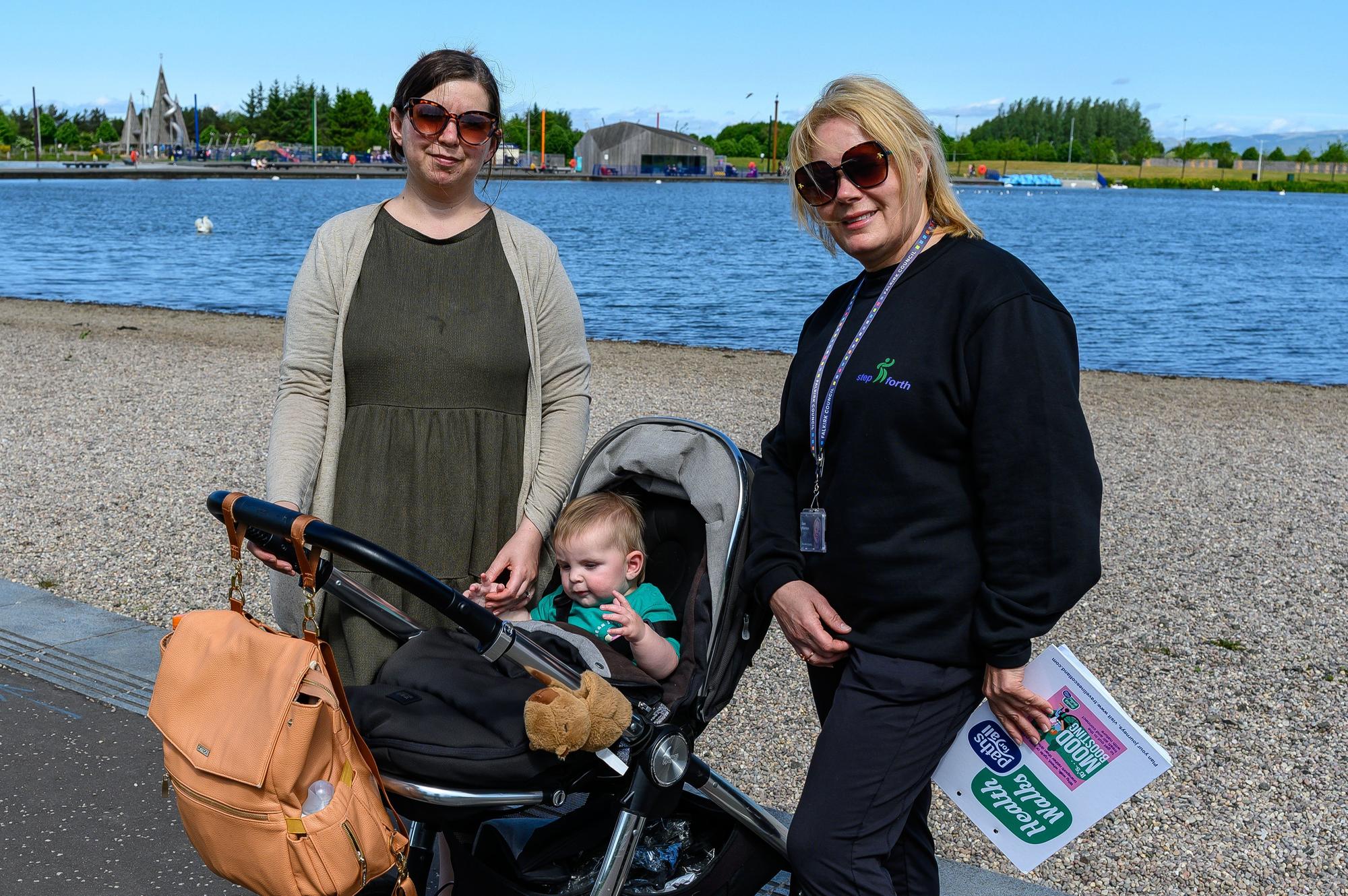 Buggy walkers putting their best feet forward across Falkirk