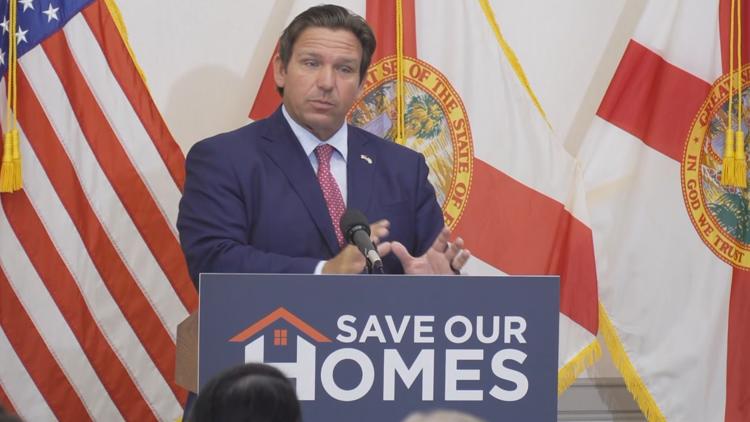Gov. DeSantis hosting news conference at Pasco-Hernando State College