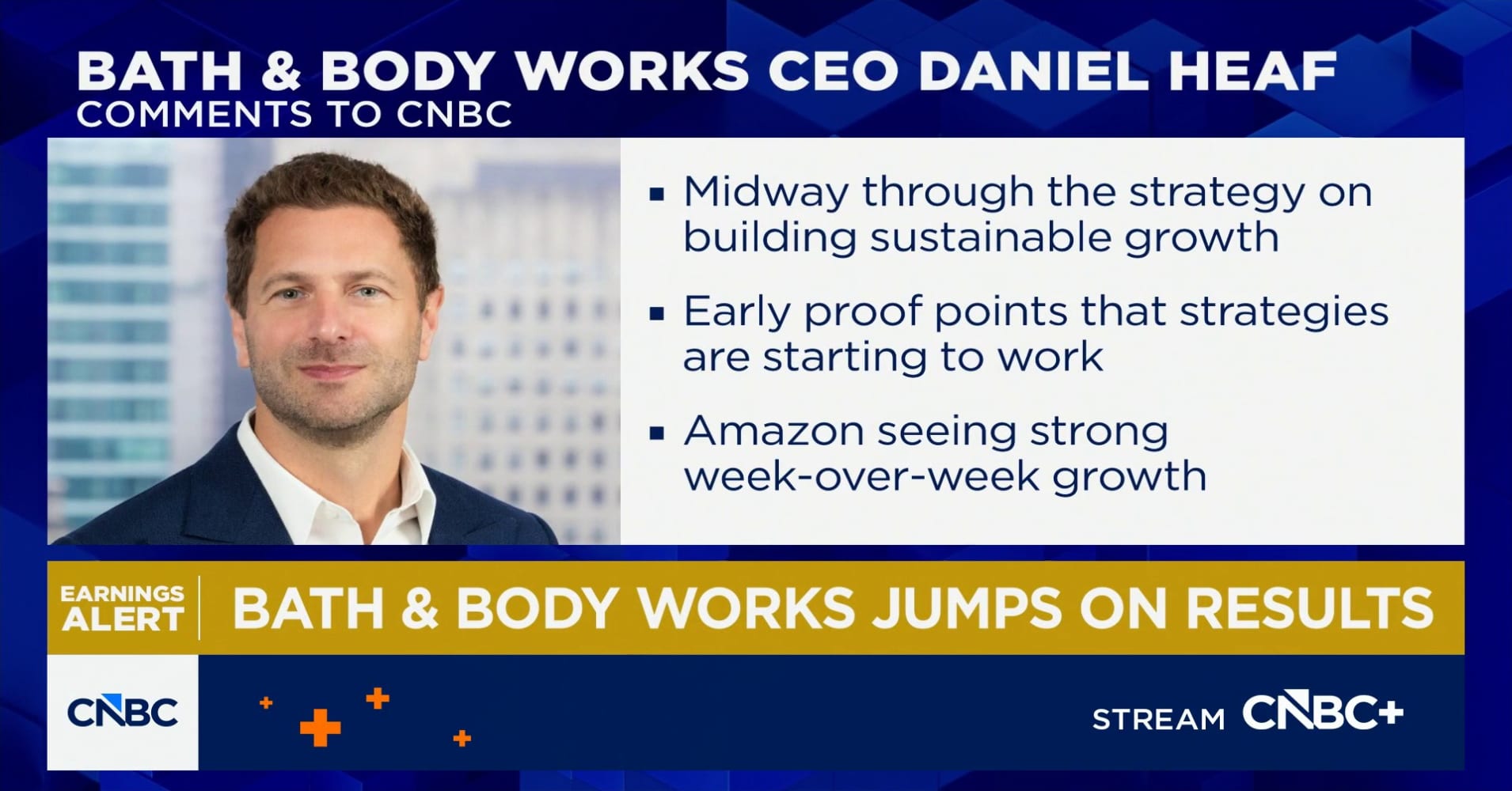 Bath & Body Works jumps on results; CEO tells CNBC consumers are ...