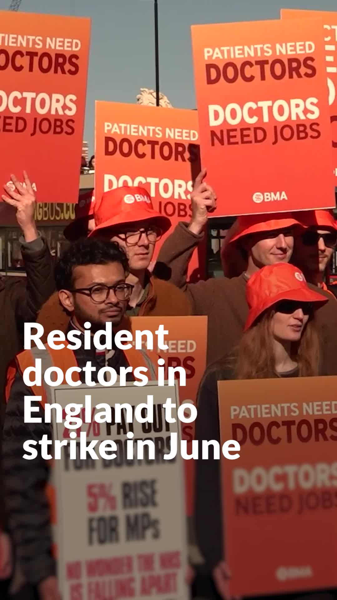 Resident doctors in England to strike in June
