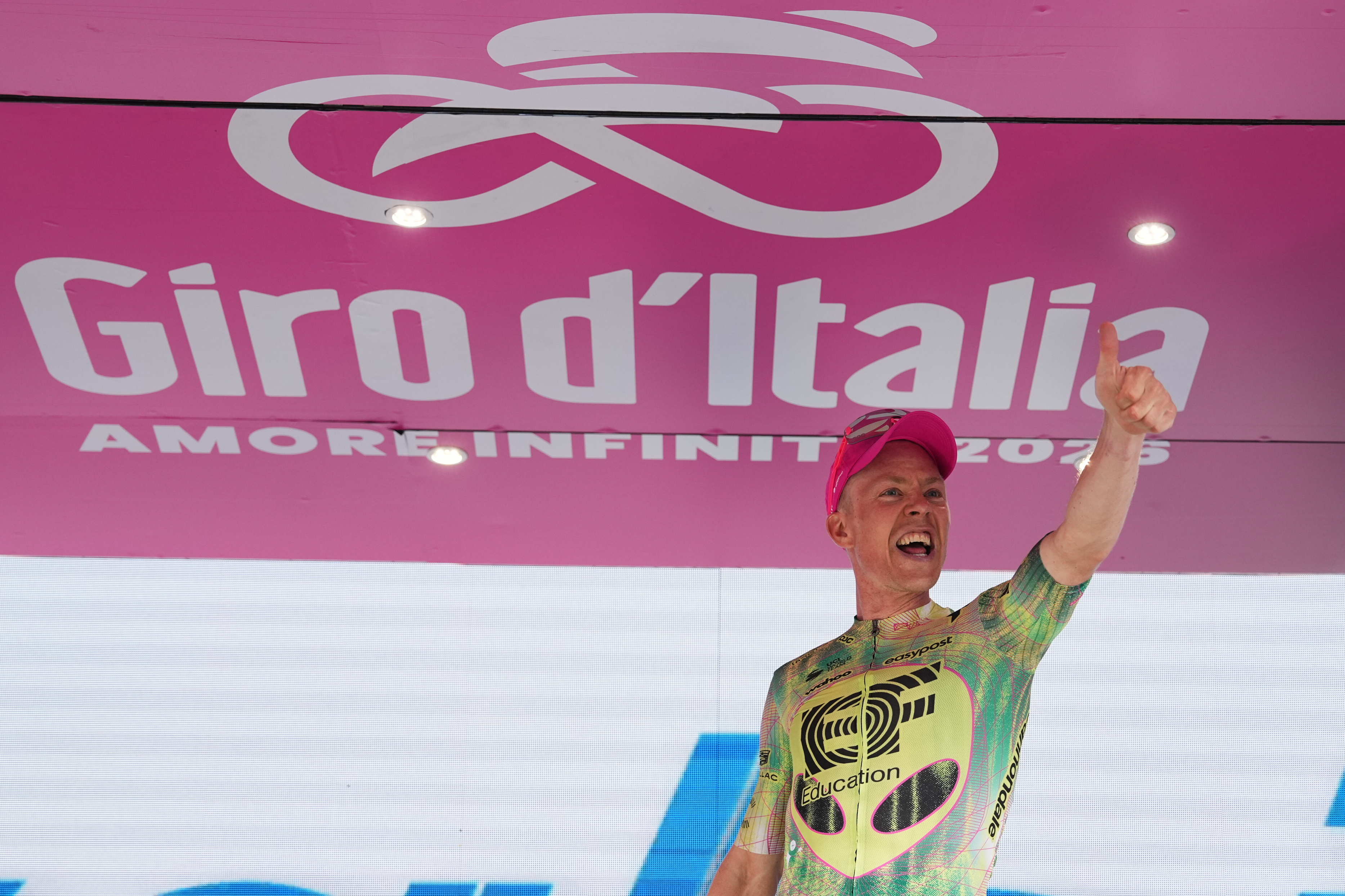 Vingegaard keeps overall lead as Valgren wins Giro stage and celebrates ...