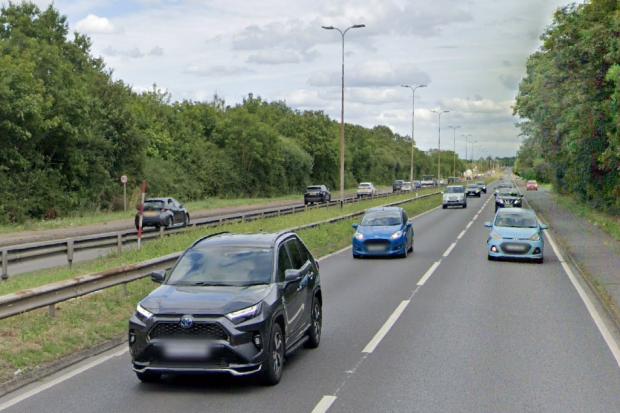 Crash closes A127 near garden centre as drivers face heavy delays