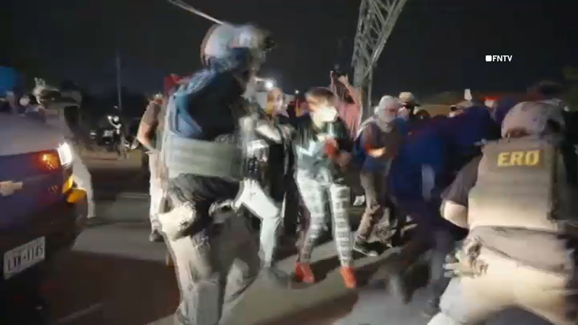 Unrest between protesters, ICE continues outside Delaney Hall detention ...