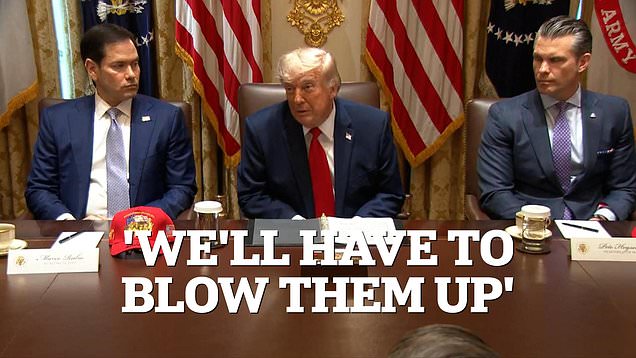 'We'll have to blow them up': Trump threatens US ally