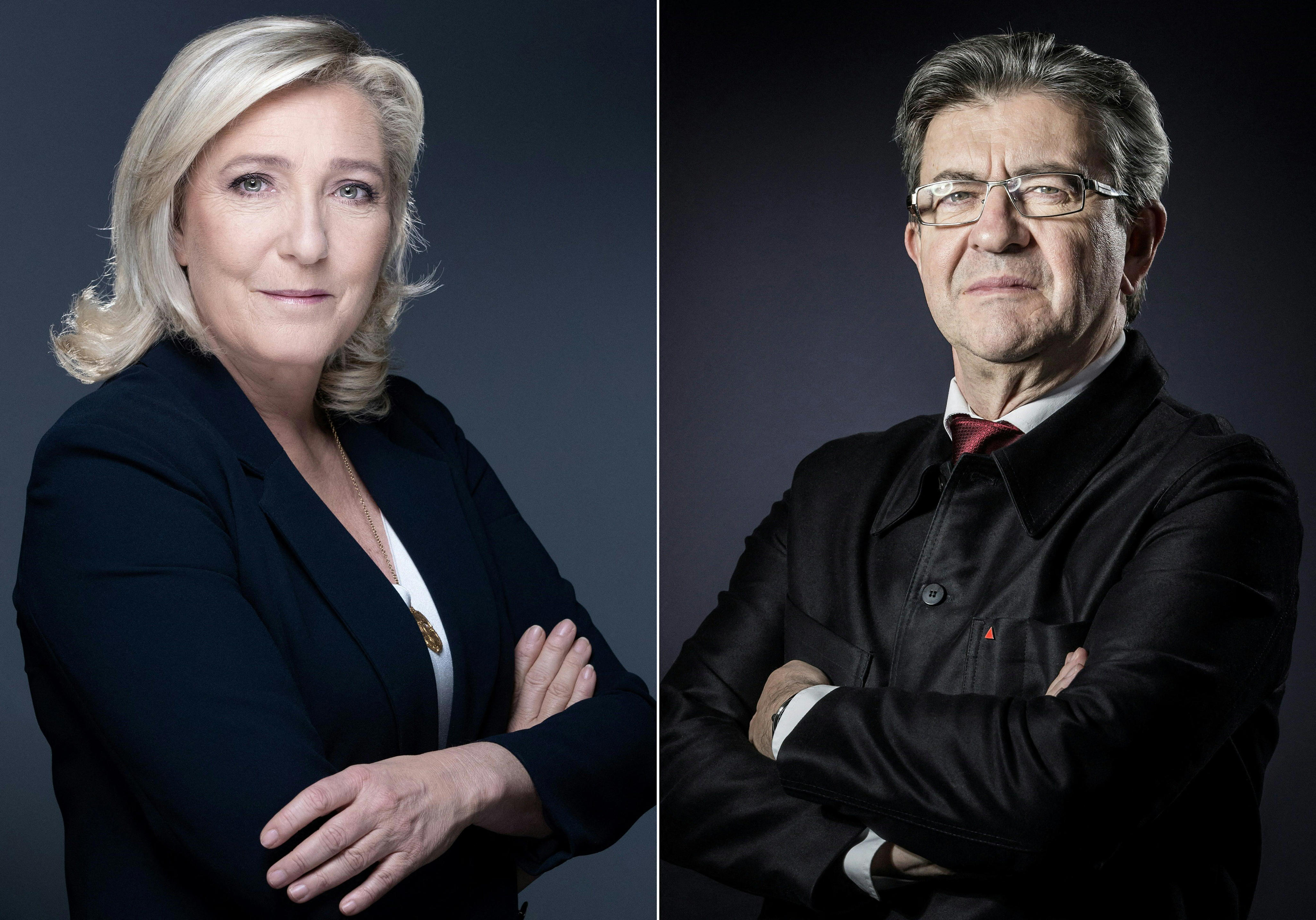 Passe d'armes entre Le Pen et Mélenchon autour de la « Nouvelle France