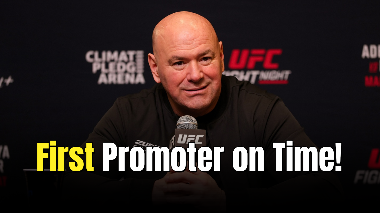 Dana White becomes first combat sports promoter on Time magazine cover