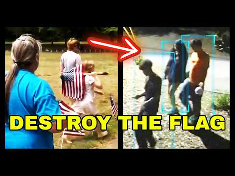 Memorial Day flag display destroyed twice