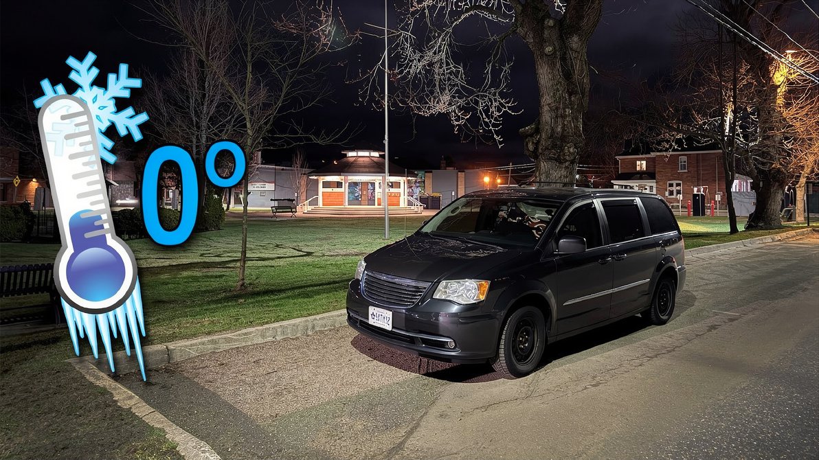 Stealth van camping adventure