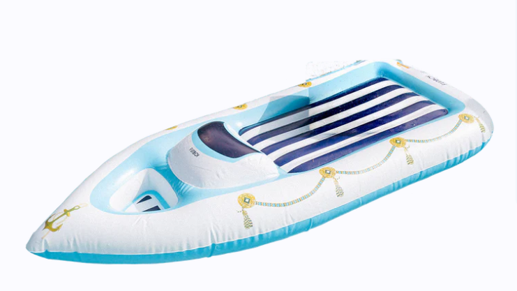Funboy's luxury yacht dog floatie is the ultimate summer pool accessory