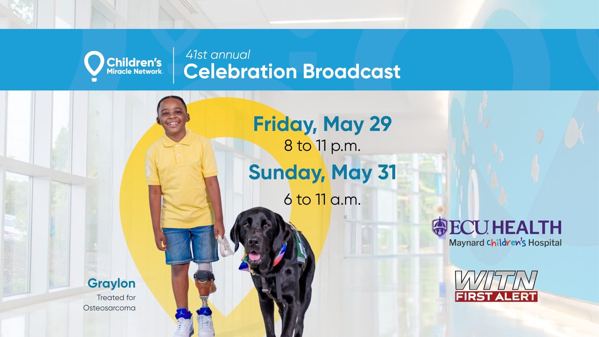 WITN’s 41st annual Children’s Miracle Network Celebration Broadcast ...