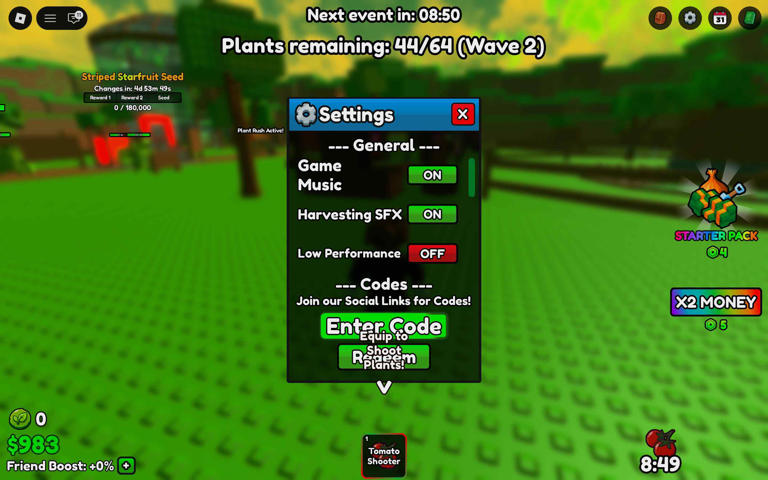 Build a Ring Farm codes (June 2026)