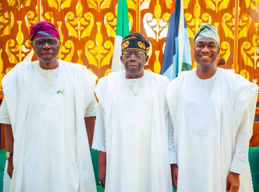 Pictorial: Sanwo-Olu, Hamzat pay Eid-el-Kabir visit to Tinubu, First ...
