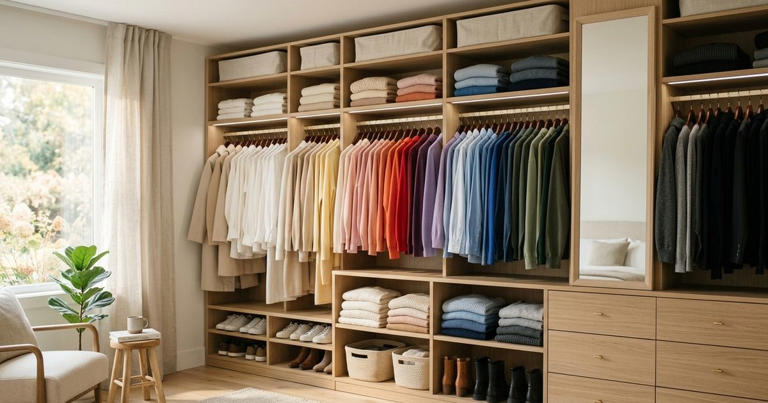 Pessoas que organizam o guarda-roupa por cores têm estes comportamentos ...