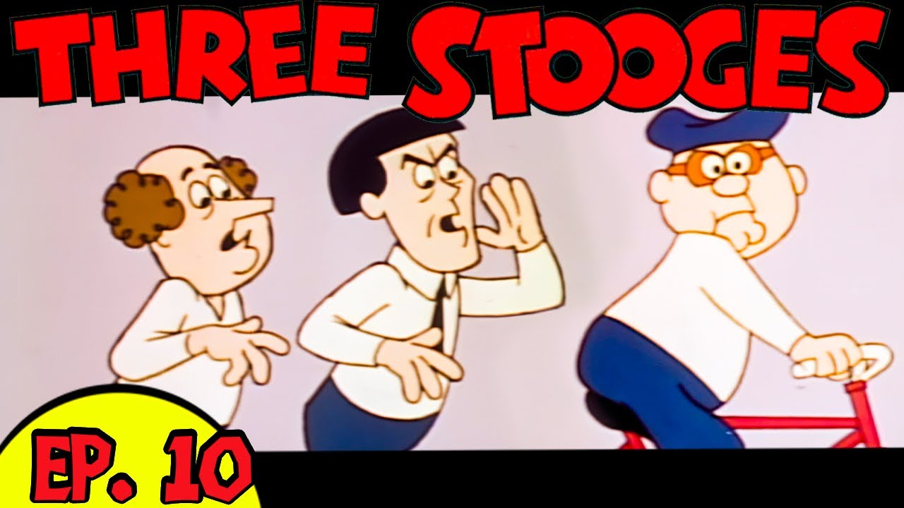 The Three Stooges cartoon - Ep. 10 - Flycycle built for two