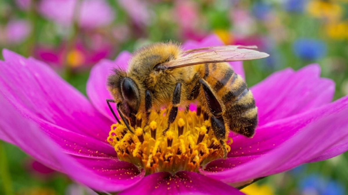 The adorable reason why bees are found sleeping inside flowers
