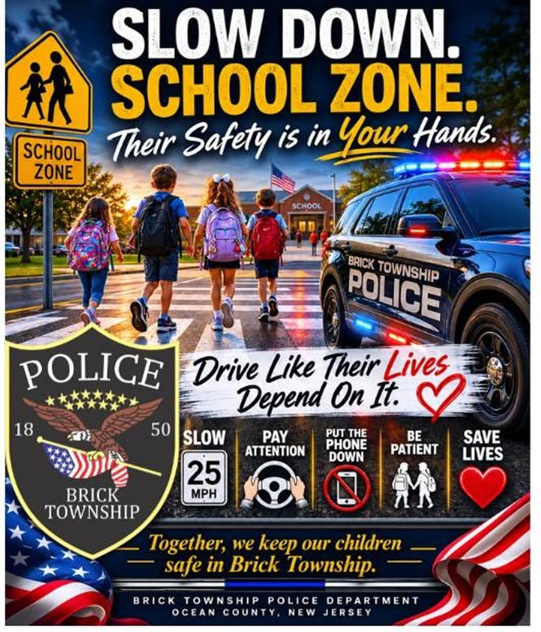 New signs, strict traffic enforcement roll out as Brick responds to boy ...