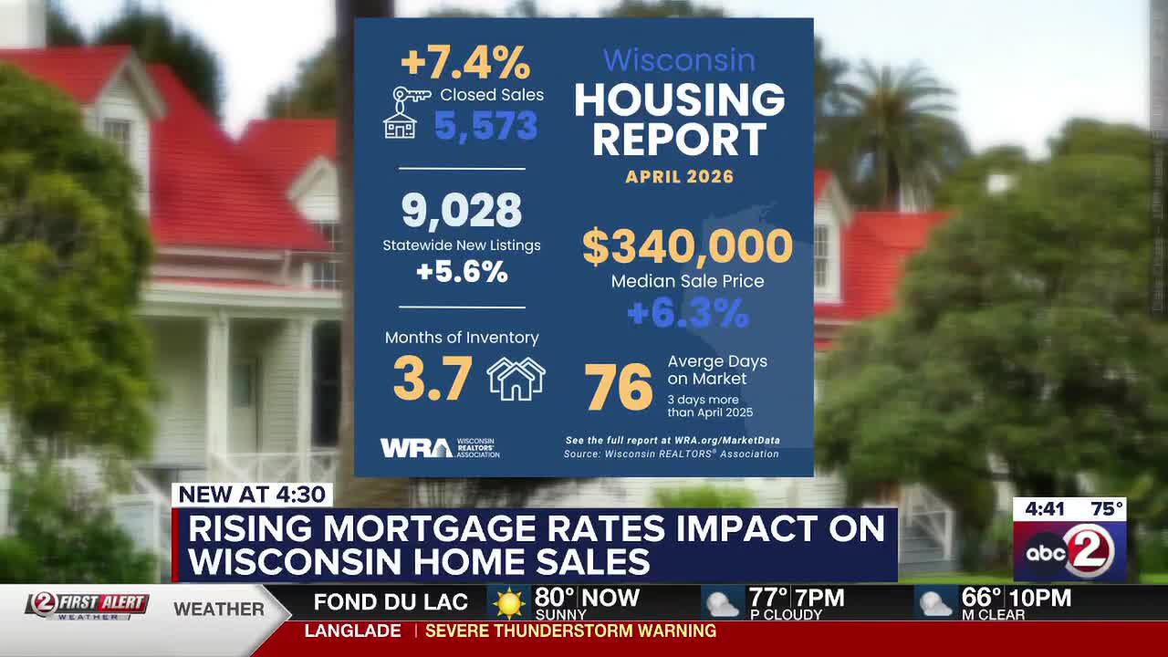 Interview: Rising mortgage rates impacting Wisconsin home sales