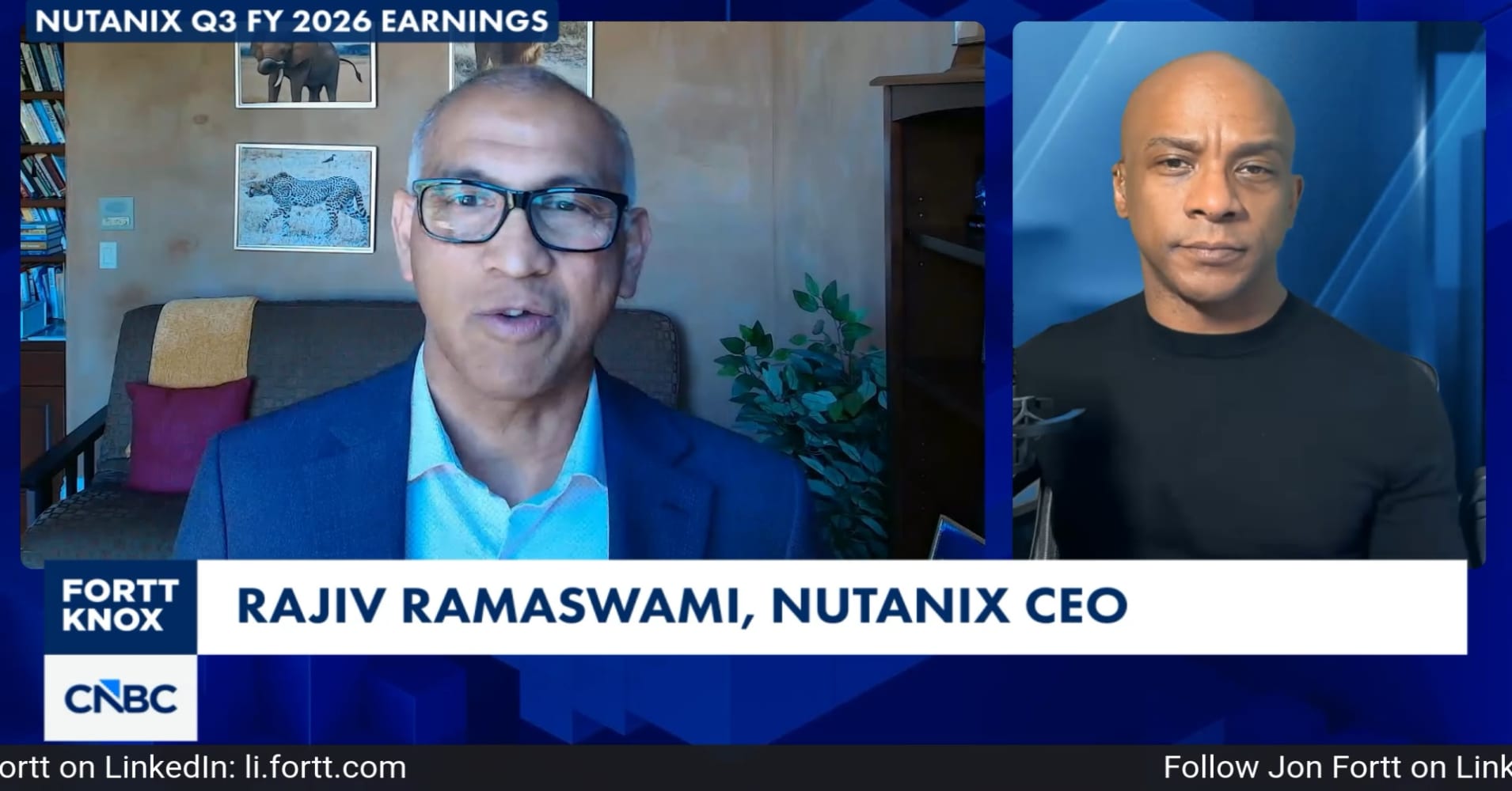 Rajiv Ramaswami, Nutanix CEO: Fortt Knox earnings