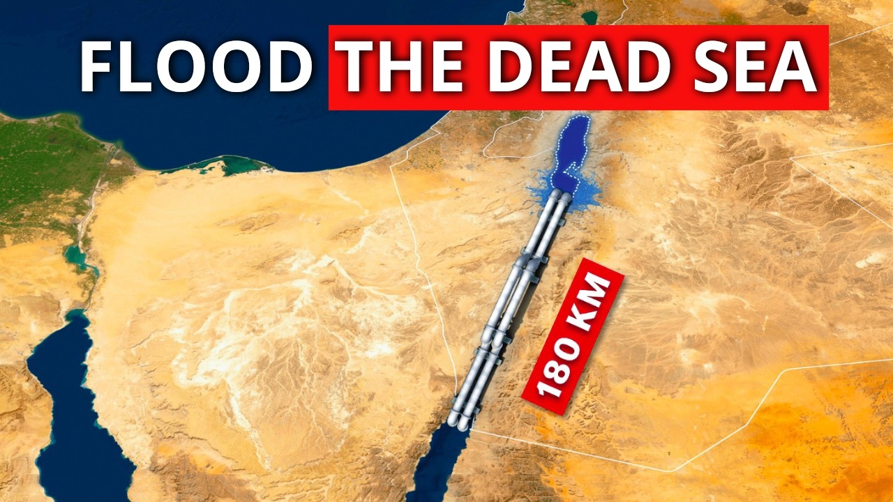 Israel is about to flood the Dead Sea