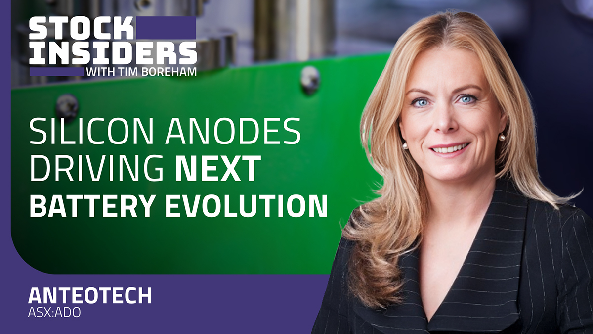 Stock Insiders podcast: AnteoTech targets next-gen battery breakthrough