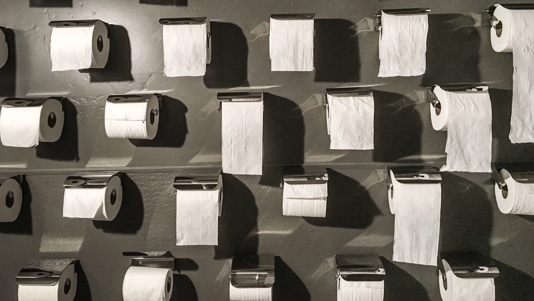 Toilet paper holders that double as decor