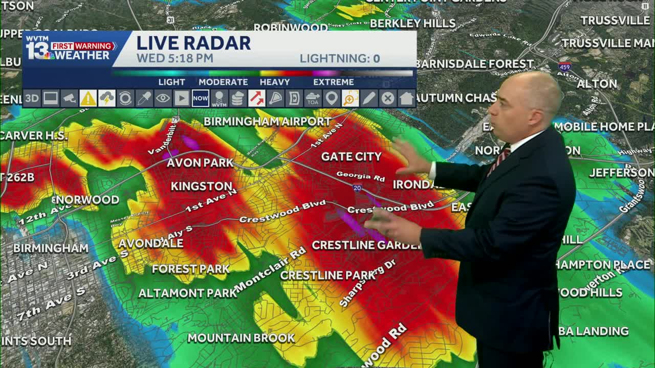 Tracking storms: Alabama's weather forecast stays stormy through Friday ...