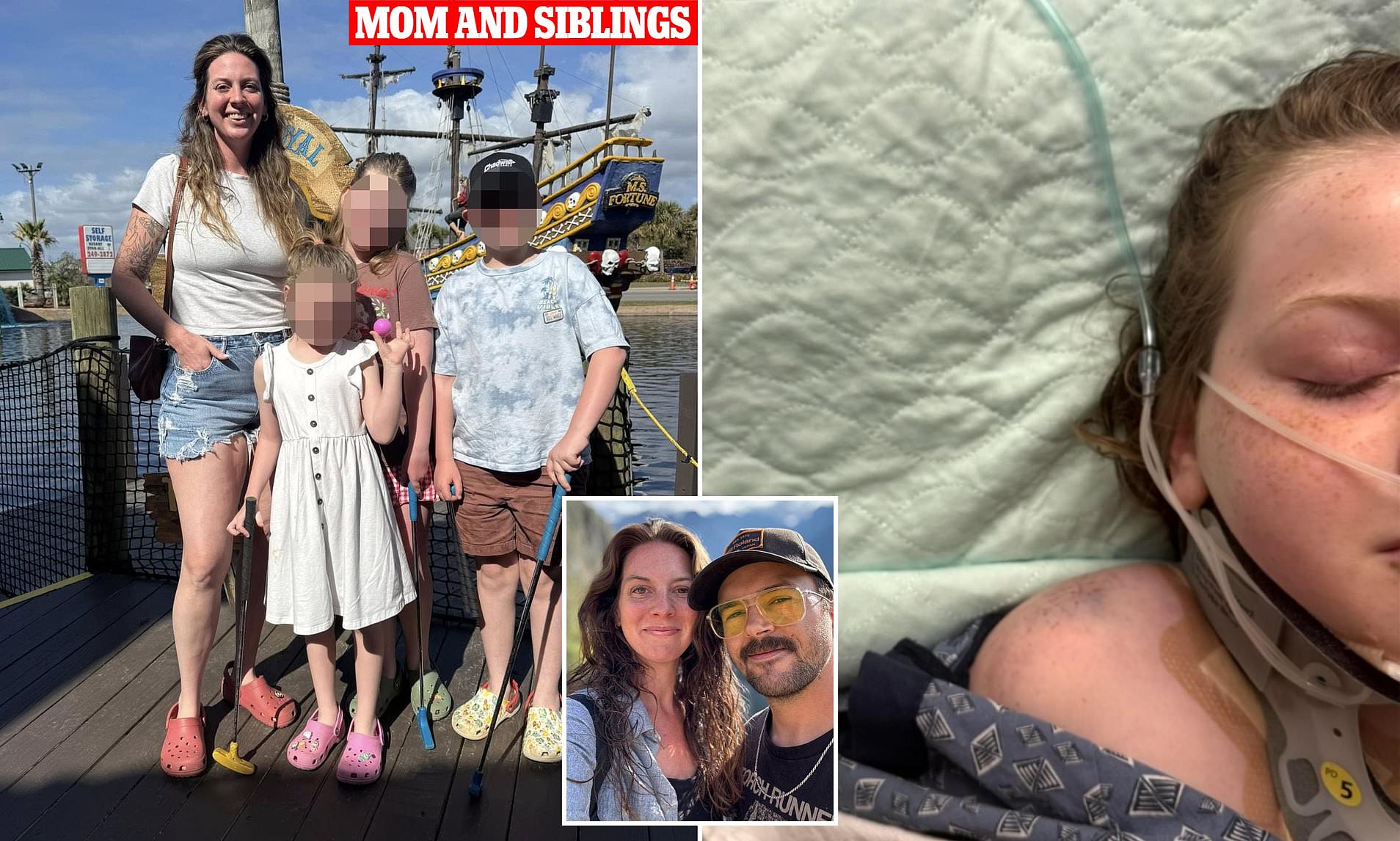 Girl, 10, left needing spinal surgery after tree fell on top of her ...