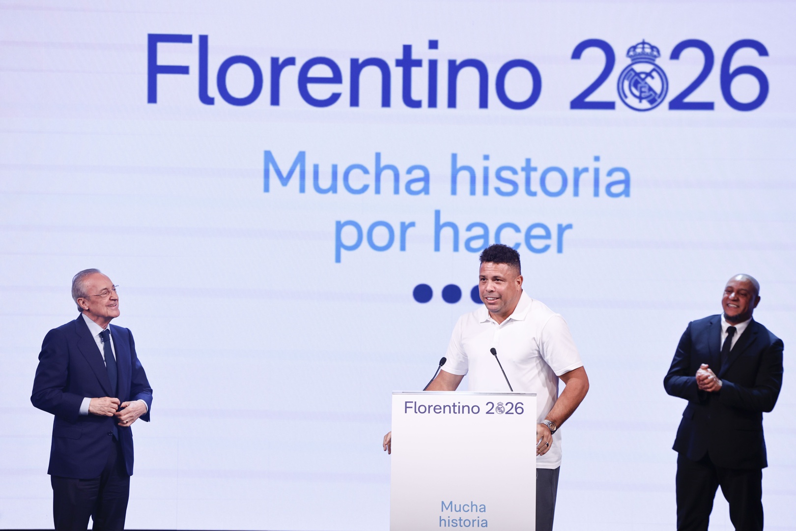 Ronaldo: "Presi, eres el mejor y vas a ser siempre el mejor"