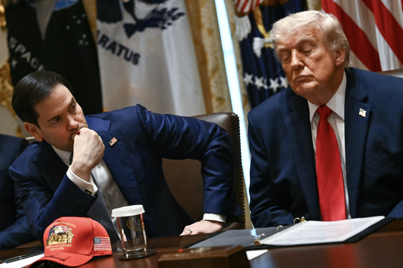 Trump pictured 'resting his eyes' during Cabinet meeting the day after ...