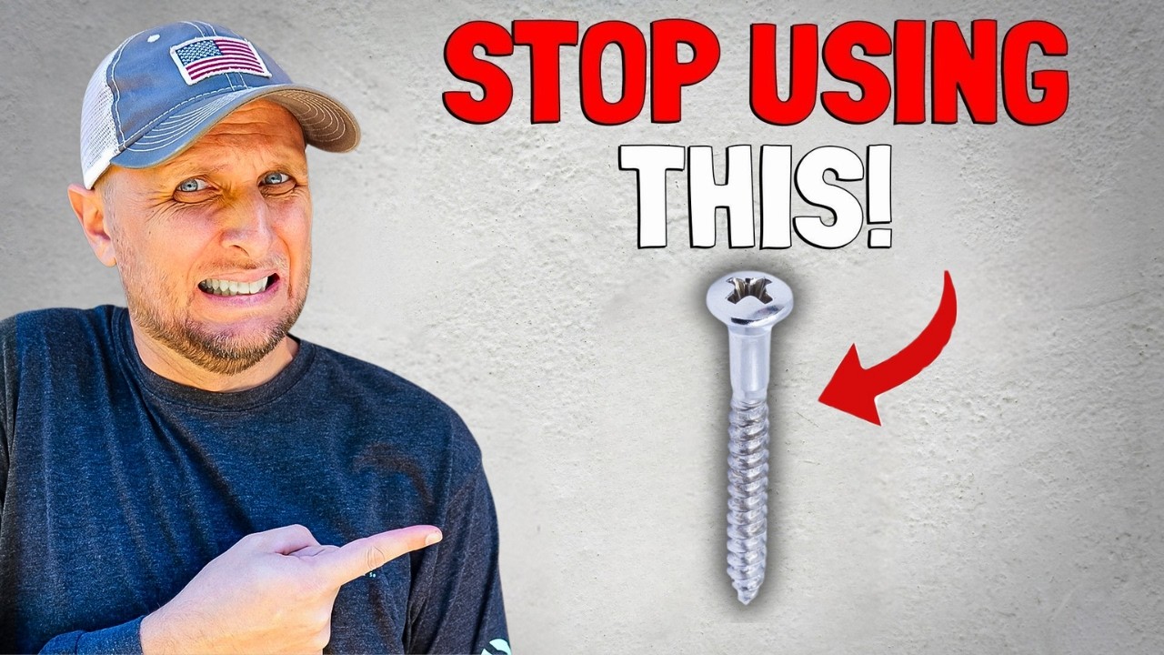 Don't screw it up: choosing the right screws