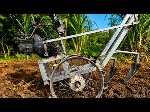 Building a powerful DIY mini tractor for farming