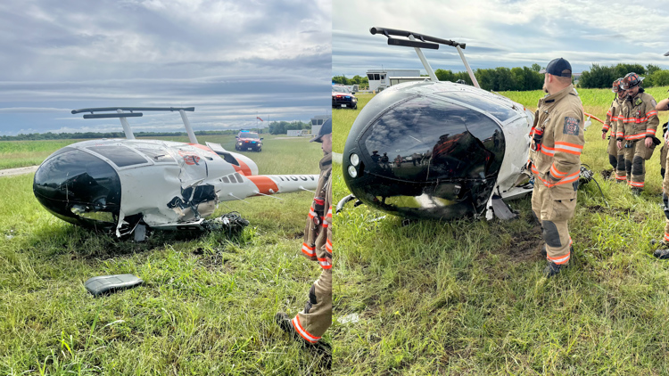 2 people injured in helicopter crash in North Fort Worth, emergency ...
