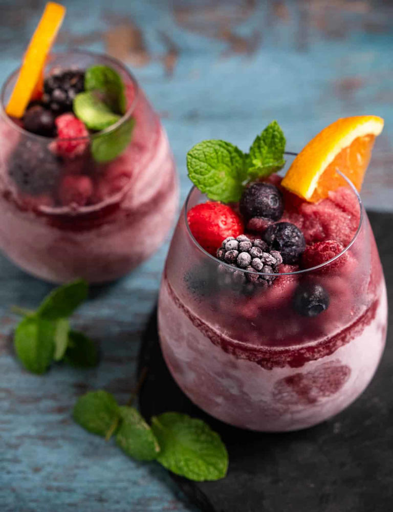 Red sangria slushie recipe (Ninja SLUSHI machine)