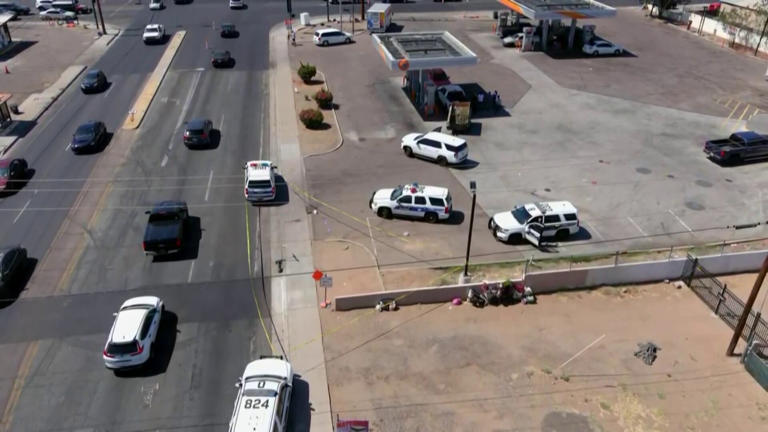 Woman on e-scooter dies after being hit by vehicle near Phoenix gas station