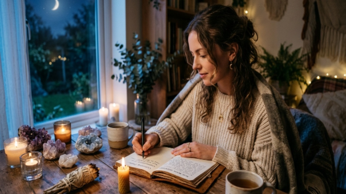 Blue moon rituals: crystals, intentions, and manifestation practices
