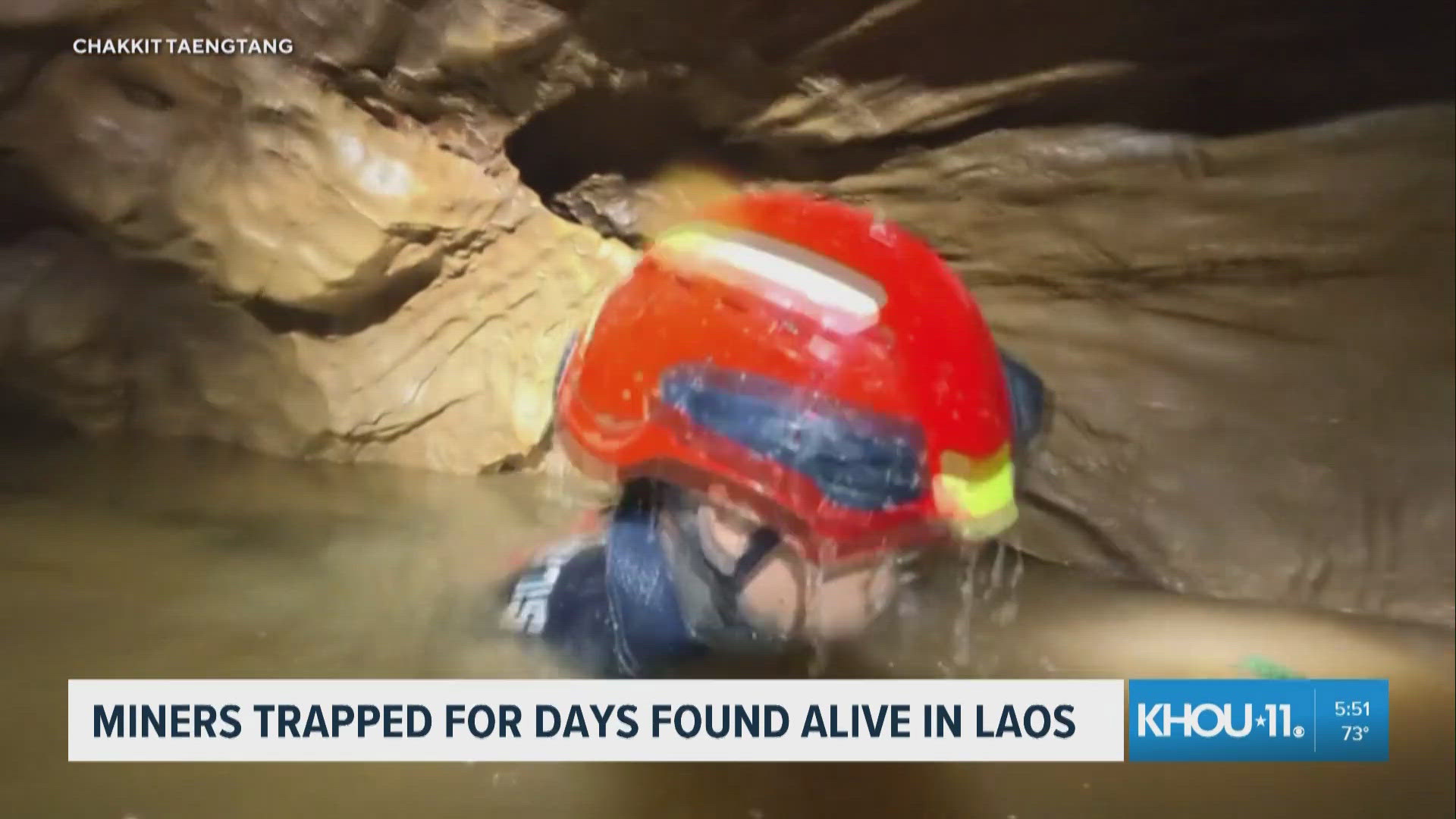 Five trapped miners found alive in flooded Laos cave