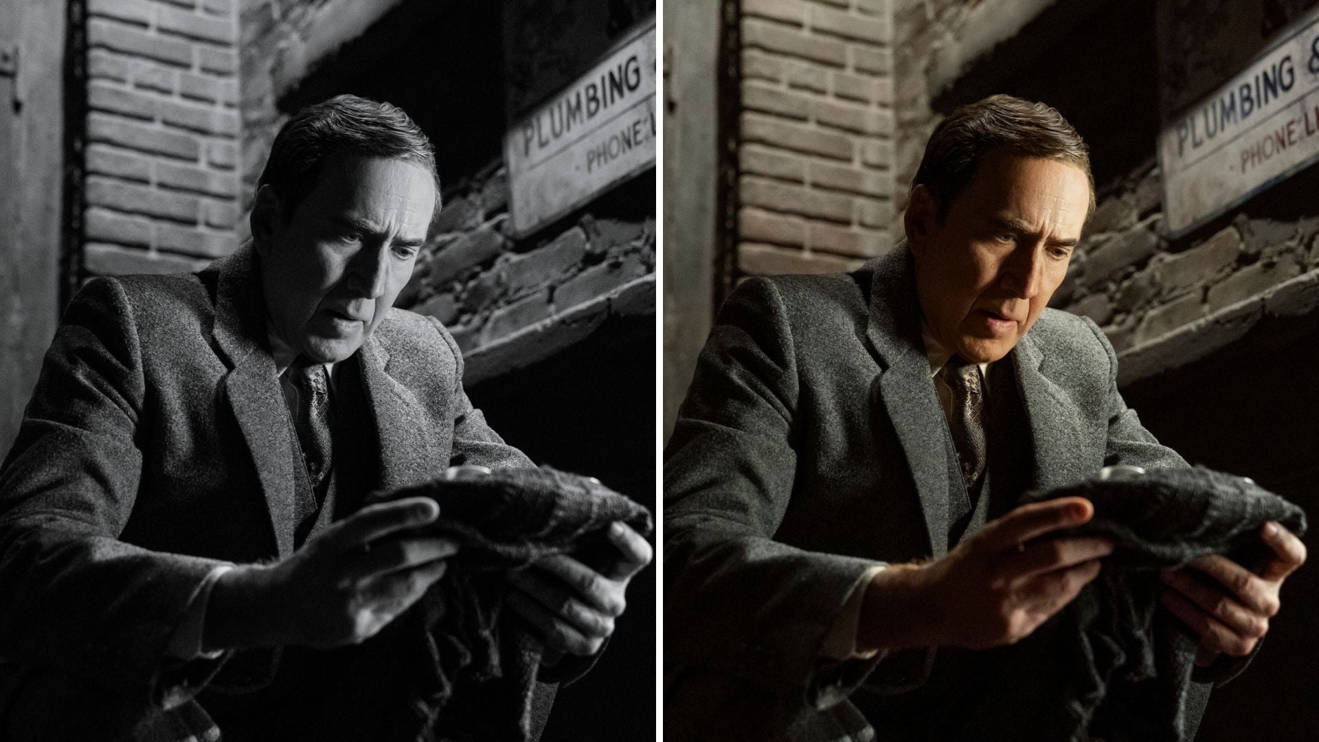 I watched 'Spider-Noir' in black and white and color, and there's a ...