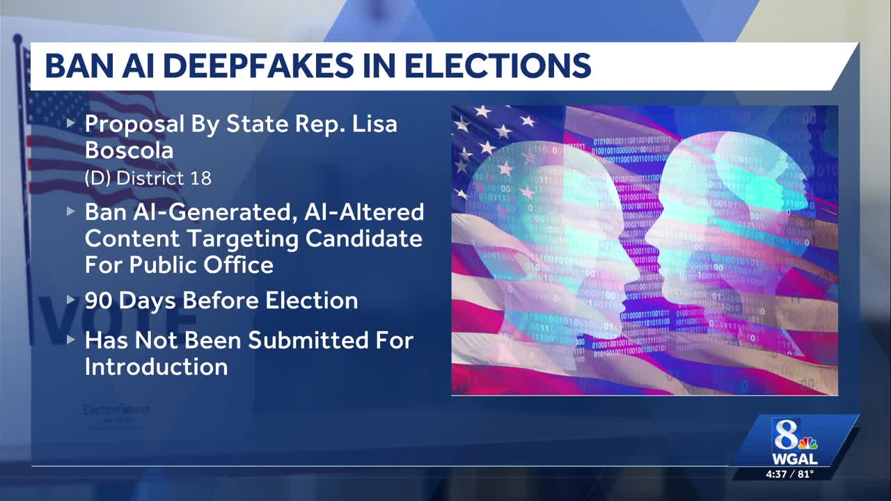 Pennsylvania lawmaker seeks to ban AI deepfakes in elections
