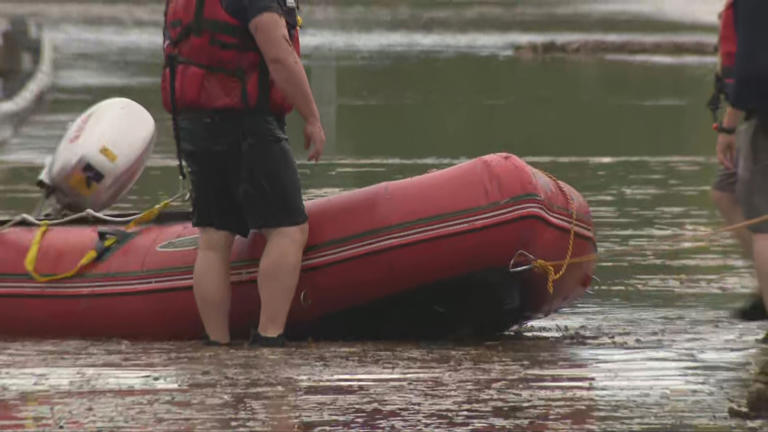 People rescued from flooded homes in local neighborhood