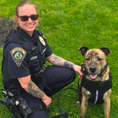Police dog Sonny gets protective body armor