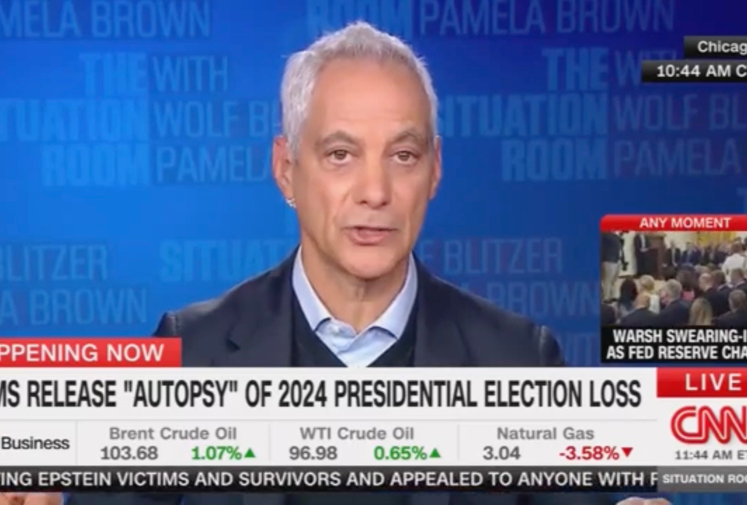 Rahm Emanuel blasts Republican 'bunch of chumps' only now 'revolting ...