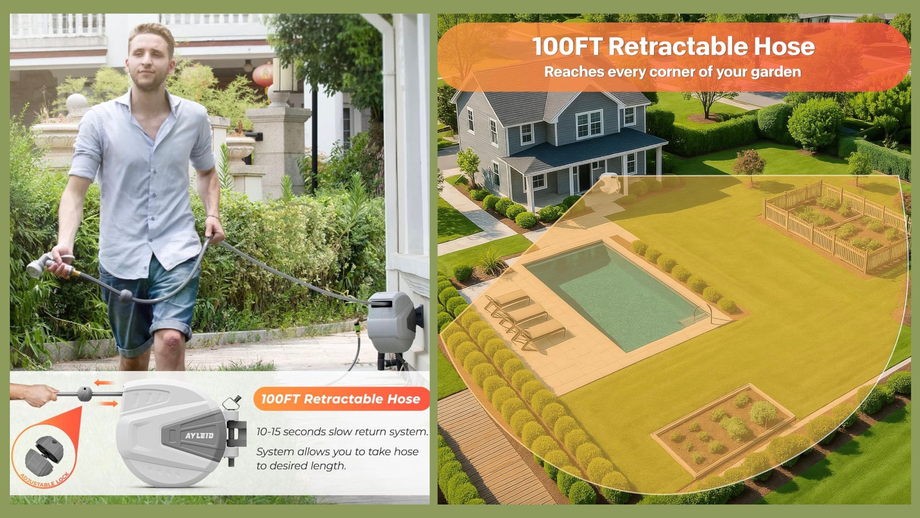 I think I need this retractable garden hose reel on sale for under $100