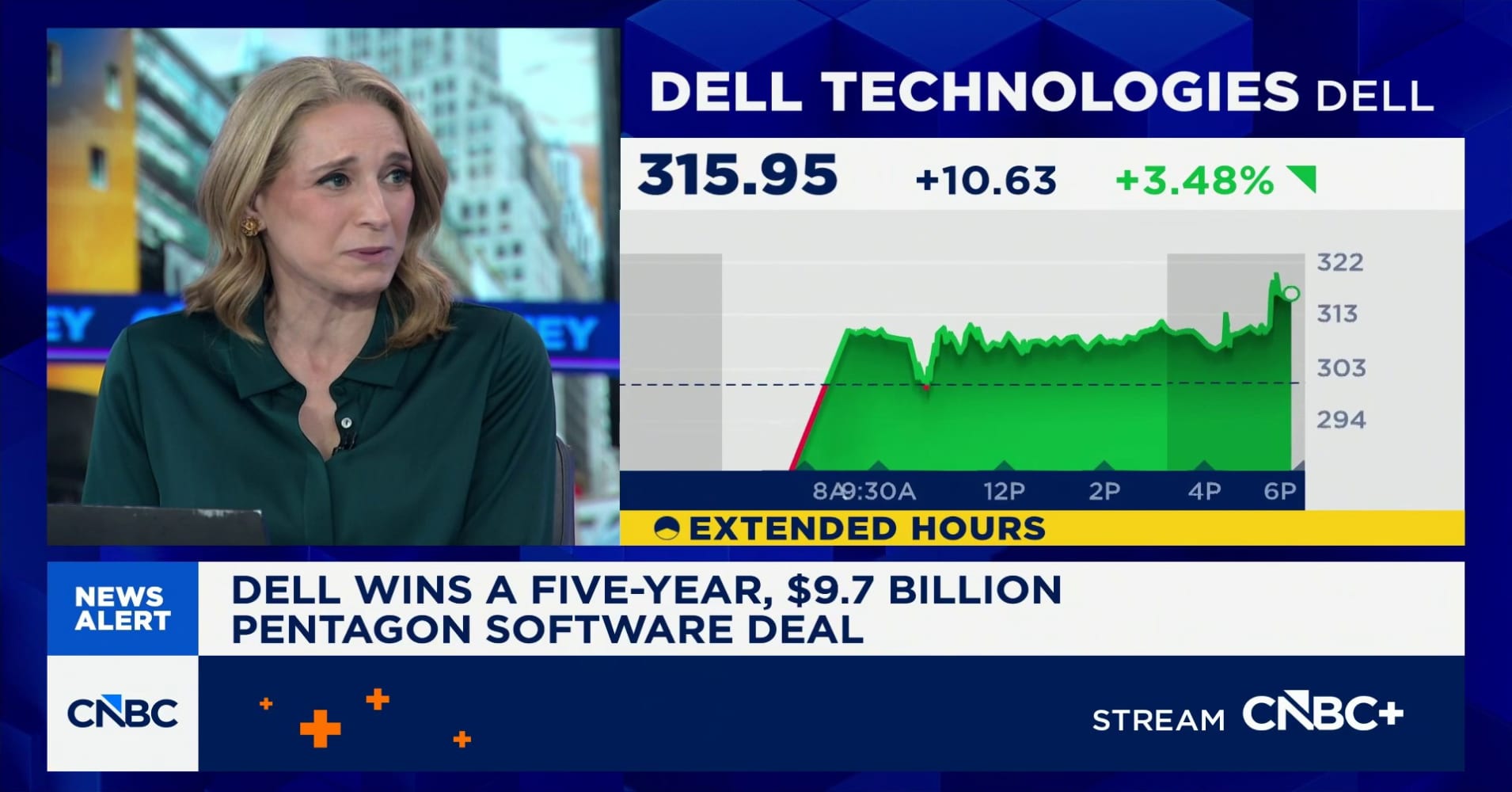 Dell shares notch record close after company wins five-year Pentagon ...