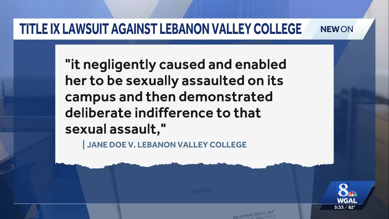 Lebanon Valley College student files lawsuit over alleged assault and ...