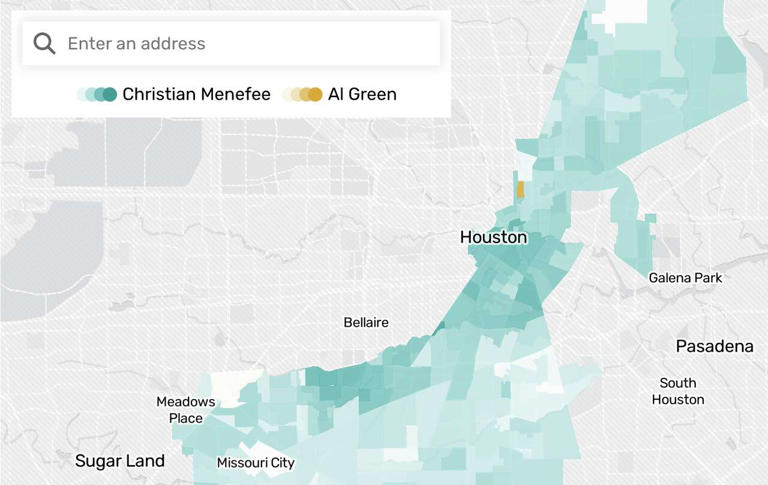 See how your neighborhood voted in Texas' 18th Congressional District ...