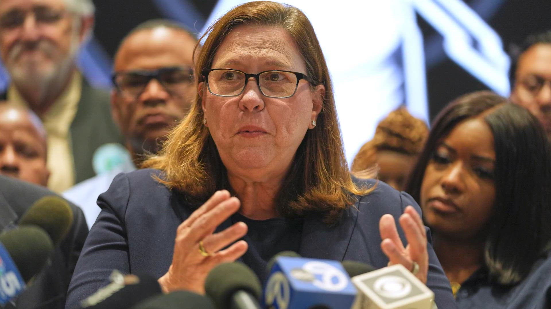 Rep. Julie Johnson reacts to primary loss to Colin Allred