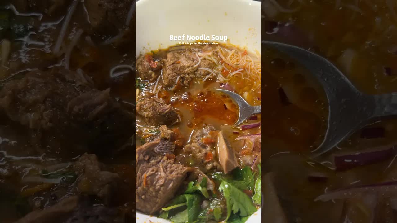 Beef noodle soup