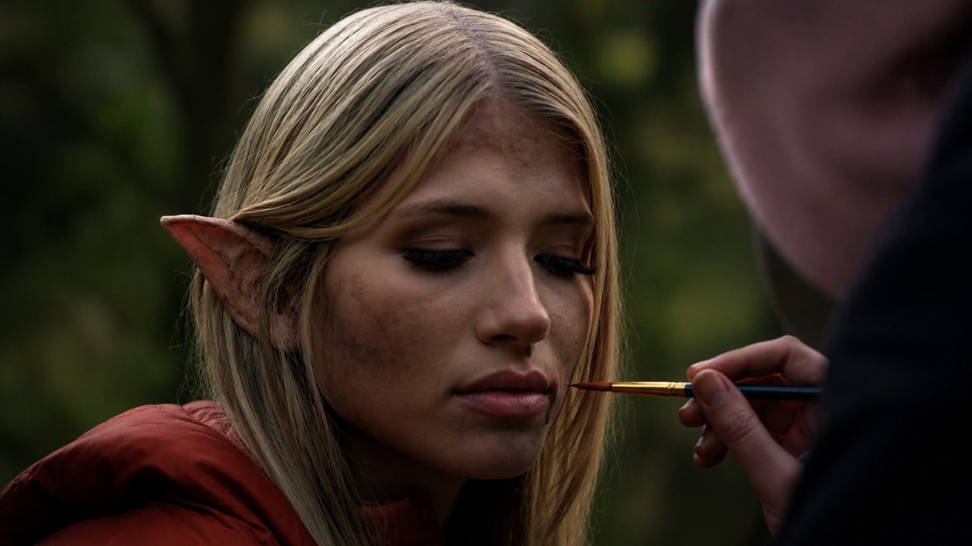 How film makeup artists transform characters on camera
