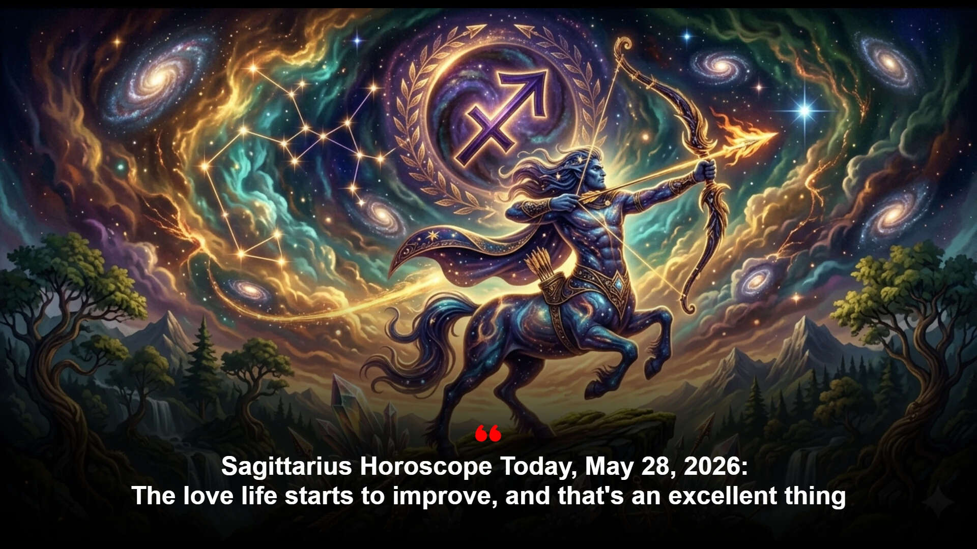 Sagittarius horoscope today, May 28, 2026: The love life starts to ...